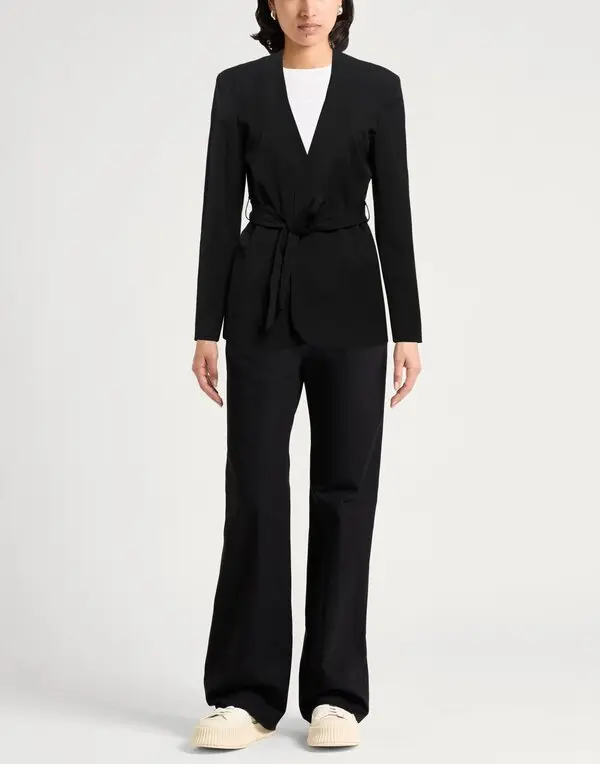 SILVIAN HEACH Jacket Size Polyester, Viscose, Elastane - Black