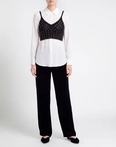 FORTE_FORTE Top Mustard Size Cotton - Black