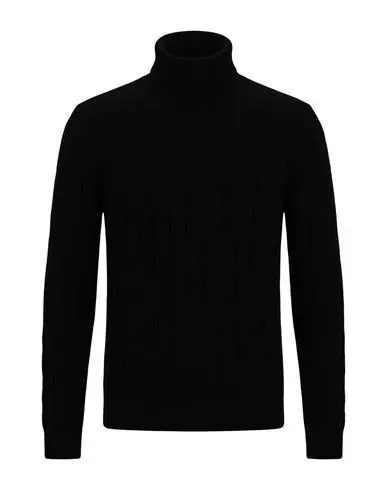 MESSAGERIE Turtleneck Ivory Size Virgin Wool - Black