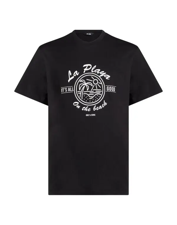 ONLY & SONS T-shirt Size Organic Cotton