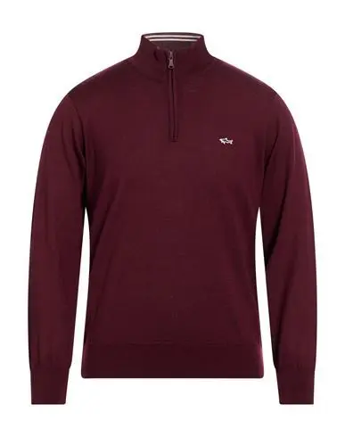 Paul & Shark Midnight Virgin Wool Turtleneck - Red