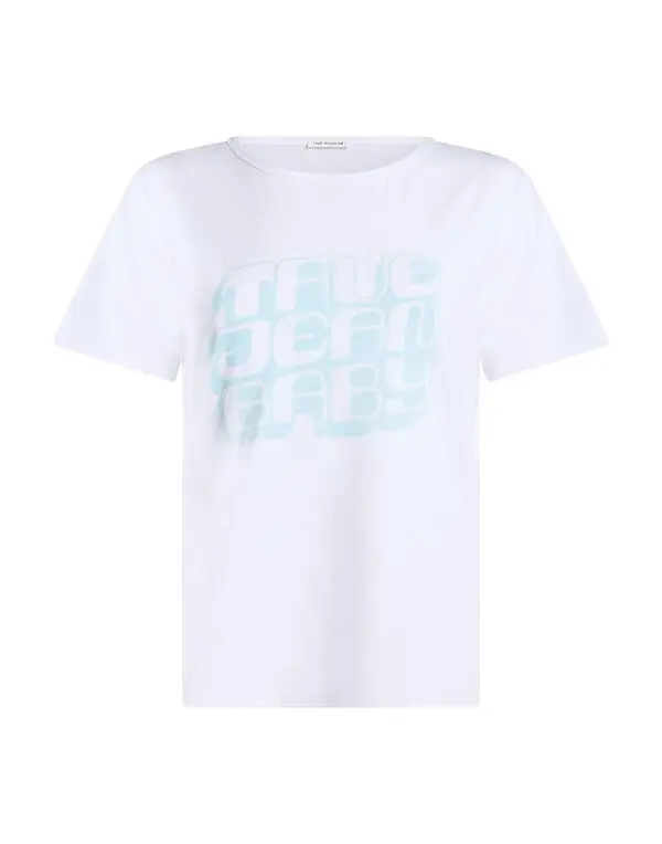 True Religion Printed Cotton And Elastane T-shirt