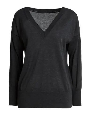 Alpha Studio The Fine Essentials Sweater Charcoal Size Cashmere - Grey