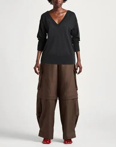 Alpha Studio The Fine Essentials Sweater Charcoal Size Cashmere