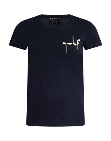 EA7 T-shirt Midnight Size Cotton - Blue