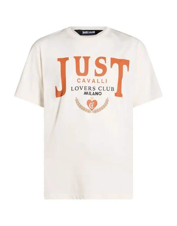 Just Cavalli T-shirt Size Cotton - White