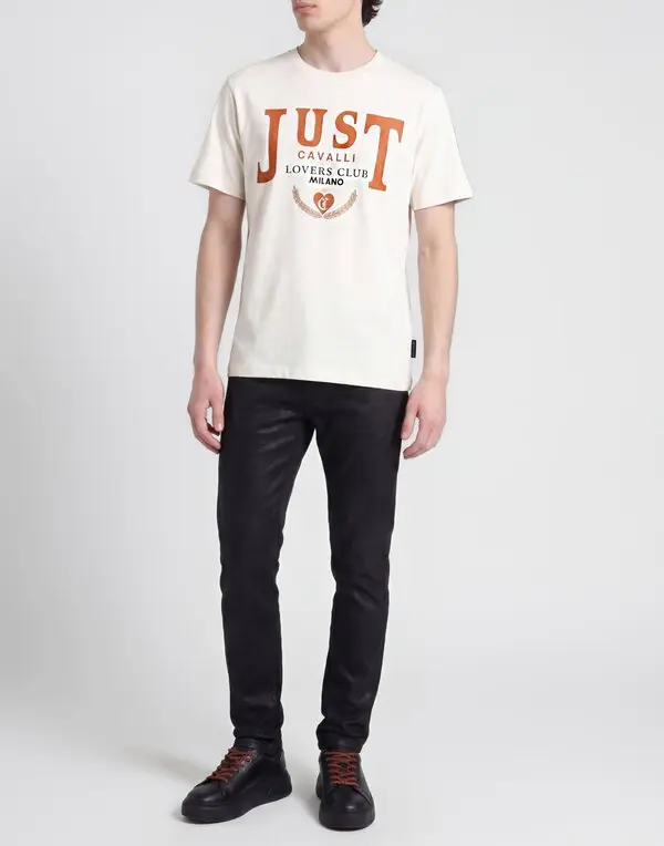Just Cavalli T-shirt Size Cotton - White