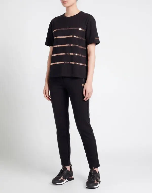 EA7 T-shirt Size Organic Cotton, Modal, Elastane