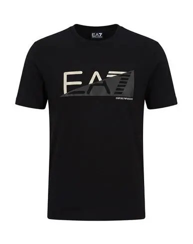 EA7 T-shirt Size Cotton - Black