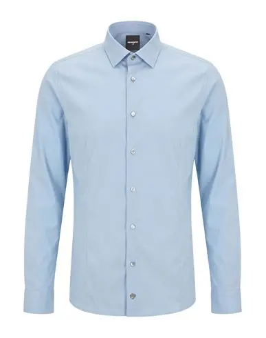Patrizia Pepe Shirt Light Size Cotton, Polyamide, Elastane - Blue