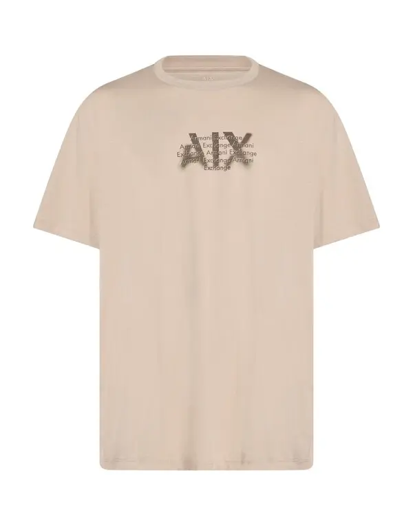 Armani Exchange T-shirt Sand Size Cotton - Beige