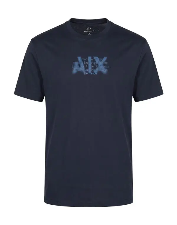 Armani Exchange T-shirt Size Cotton - Navy