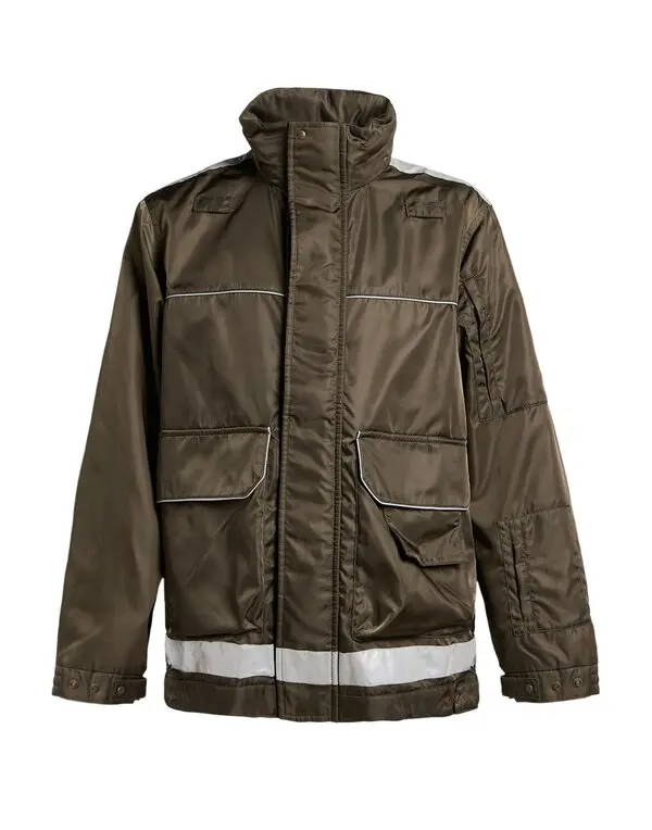 SPIEWAK Overcoat & Trench Coat Chocolate Size Nylon - Green
