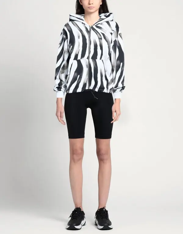 SHOE Zebra-print French Terry Hoodie
