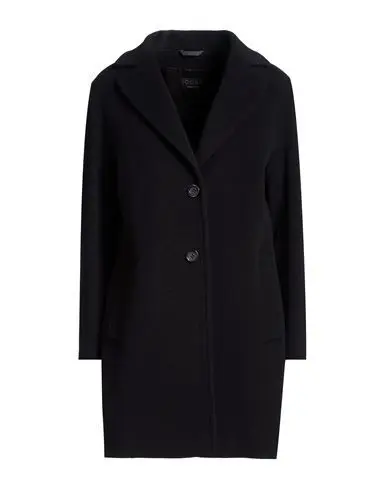 Cinzia Rocca Icons Coat Size Wool, Polyamide, Cashmere - Black