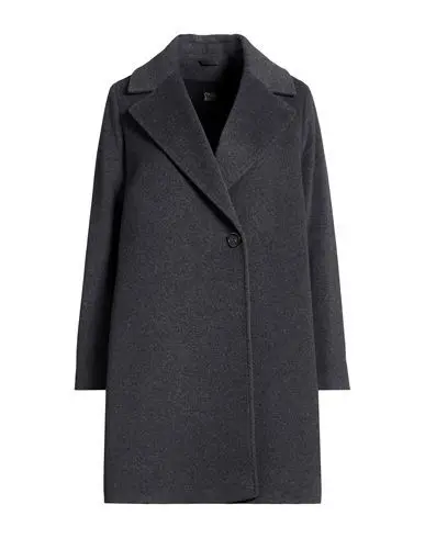 Cinzia Rocca Icons Coat Charcoal Size Wool, Polyamide, Cashmere - Grey