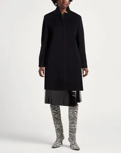 Cinzia Rocca Wool, Polyamide, Cashmere Coat - Black