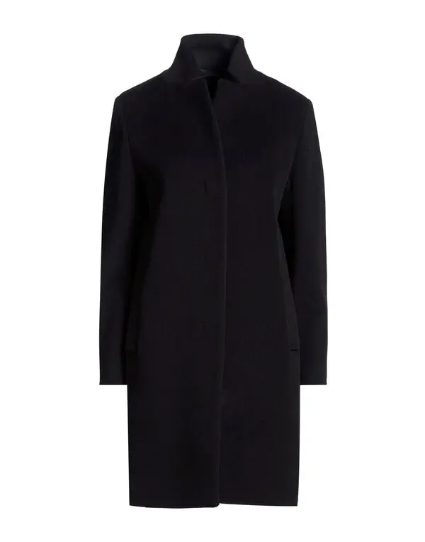 Cinzia Rocca Wool, Polyamide, Cashmere Coat - Black