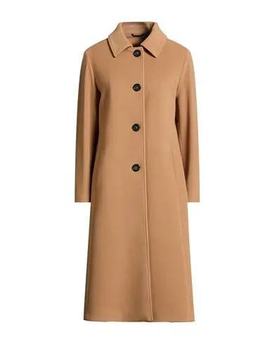 Cinzia Rocca Wool, Polyamide, And Cashmere Single-breasted Coat - Beige