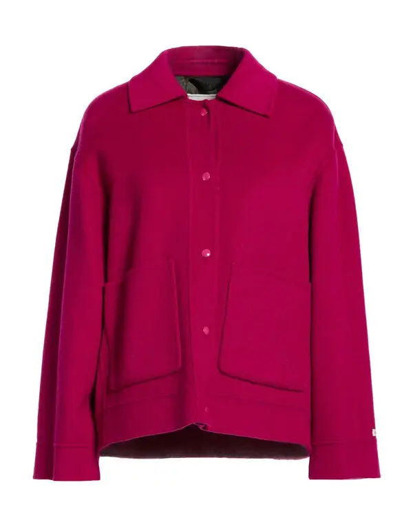 PALTO' Jacket Mauve Size Wool, Nylon