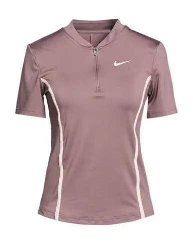 Nike T-shirt Light Brown Size Polyester, Elastane