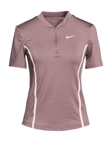 Nike Short Sleeve Quarter Zip T-shirt - Light Brown
