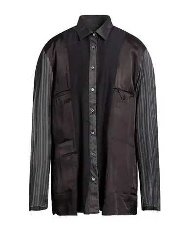MAISON MARGIELA Shirt Charcoal Size Mohair Wool, Virgin Wool, Viscose, Cupro - Grey