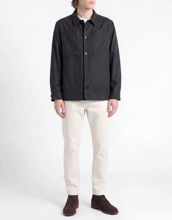 Boglioli Jacket Size Virgin Wool, Polyester, Elastane - Grey
