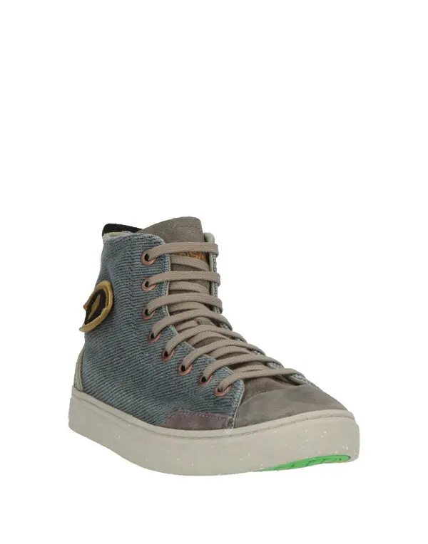SATORISAN Slate Textile Fiber High-top Sneakers