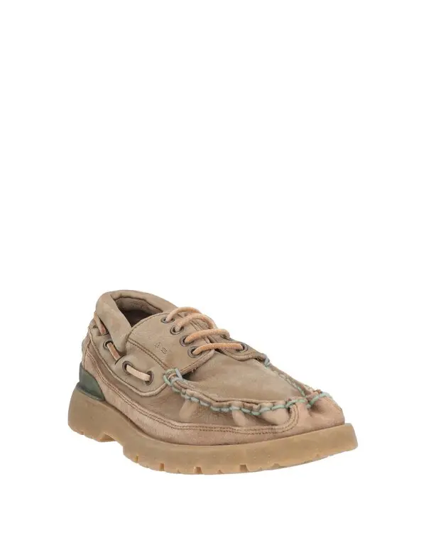 SATORISAN Lace-up Shoes Khaki Size Leather