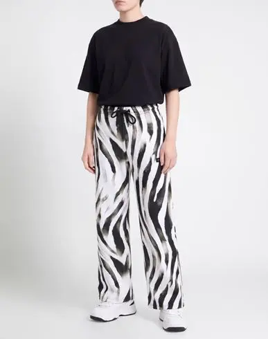 SHOE Cotton French Terry Track Pants With Drawstring Waist And Multicolor Print