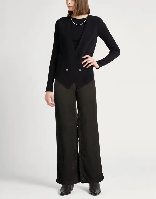 120% Lino Pants Size Linen - Black