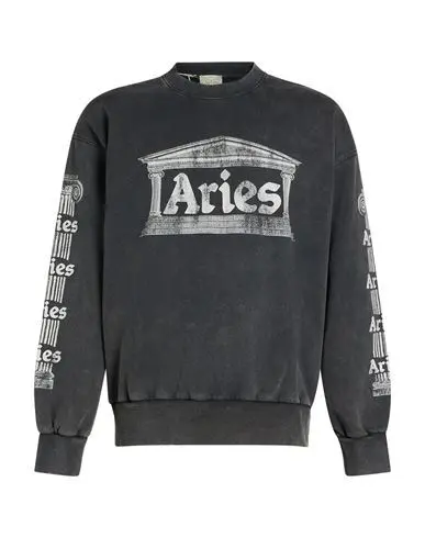 Aries Sweatshirt Charcoal Size Cotton