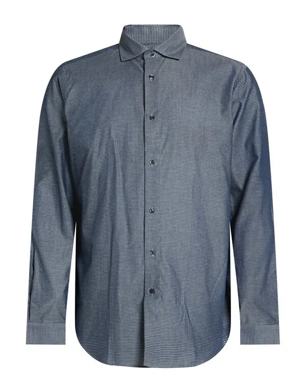 LIU •JO MAN Shirt Slate Size Cotton