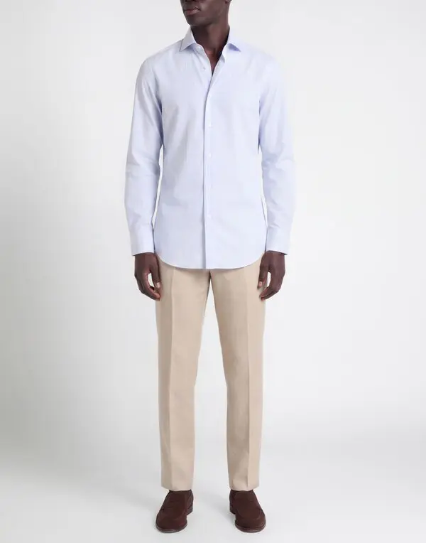 Caruso Shirt Sky Size Cotton