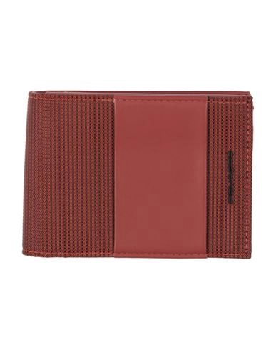 PIQUADRO Wallet Recycled Polyester - Rust