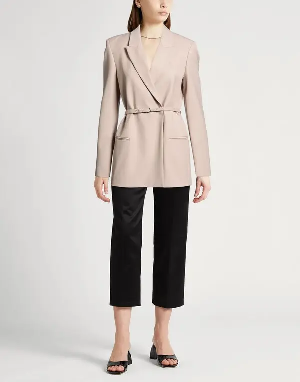 ALYSI Chocolat Blazer Size Polyester, Virgin Wool