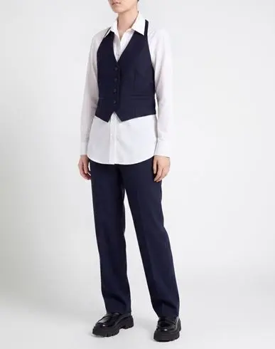DEPARTMENT 5 Tailored Vest Midnight Size Polyester, Viscose, Polyamide