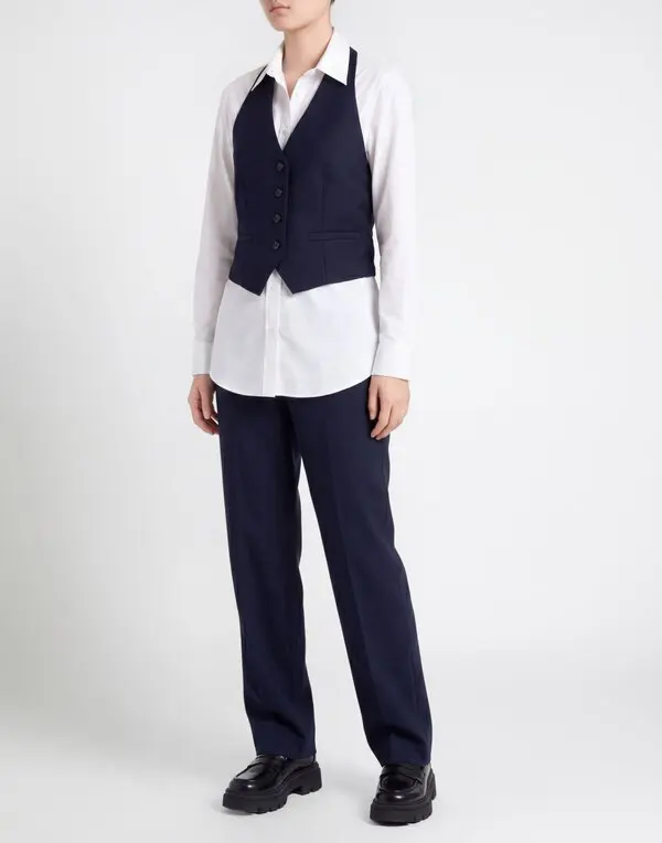 DEPARTMENT 5 Tailored Vest Midnight Size Polyester, Viscose, Polyamide