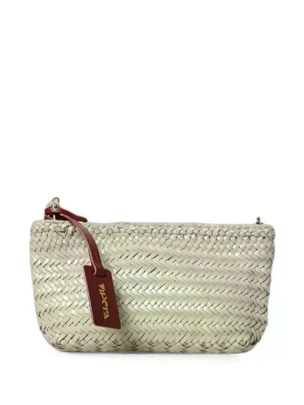 VIPERA Goya Woven Leather Shoulder Bag