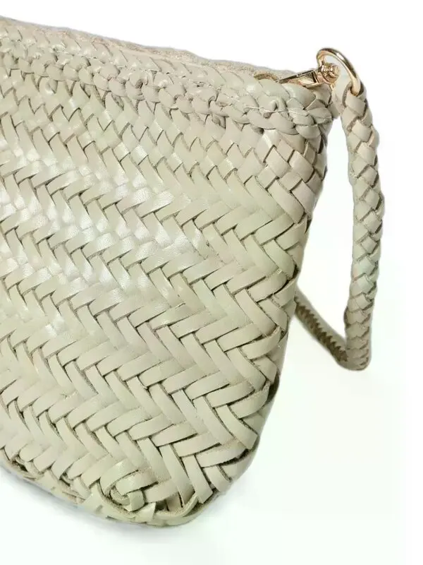 VIPERA Goya Woven Leather Shoulder Bag