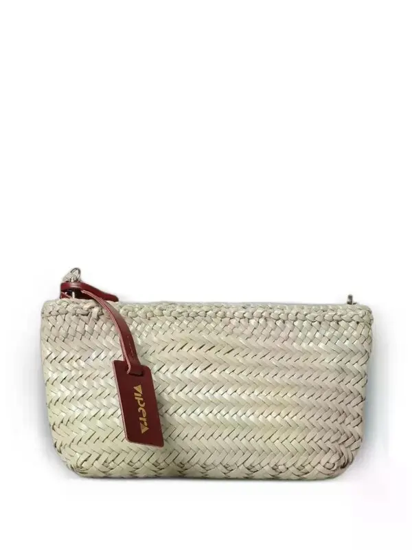 VIPERA Goya Woven Leather Shoulder Bag