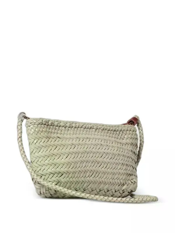 VIPERA Goya Woven Leather Shoulder Bag