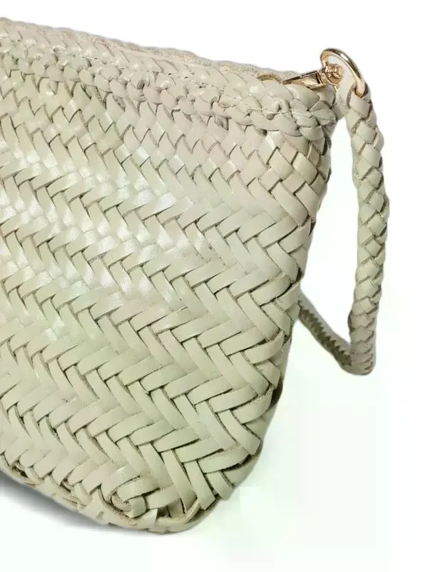VIPERA Goya Woven Leather Shoulder Bag