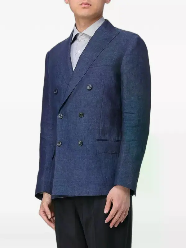 FAY Double-breasted Blazer - Blue