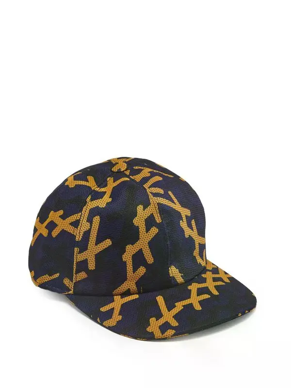 Ermenegildo Zegna Printed Mesh Baseball Cap
