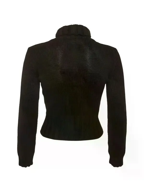 Dolce & Gabbana Wool Rib-knit Roll Neck Sweater