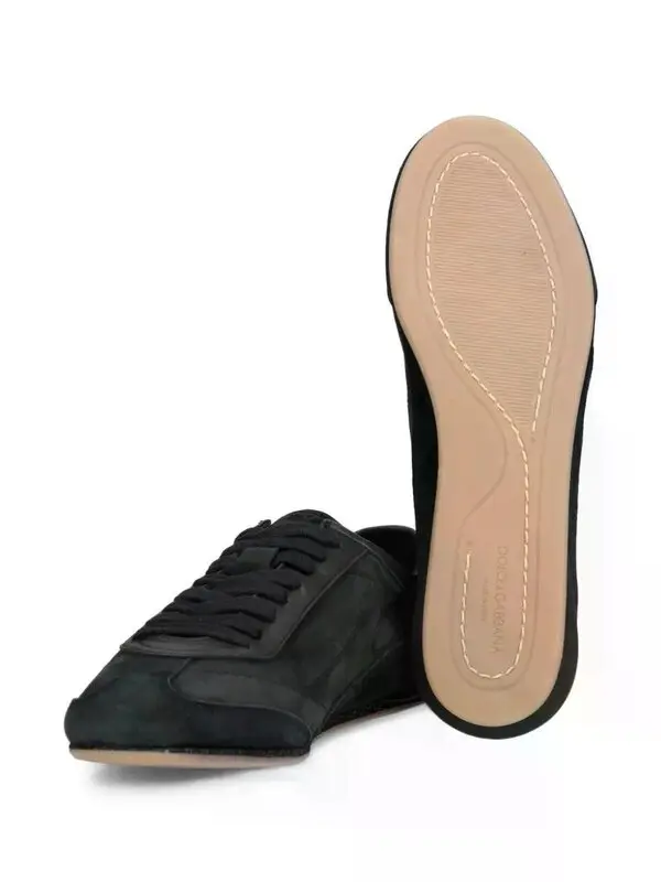 Dolce & Gabbana Panelled Logo-print Sneakers - Black