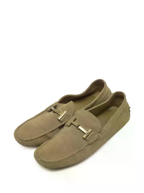 TOD'S Double T Suede Loafers