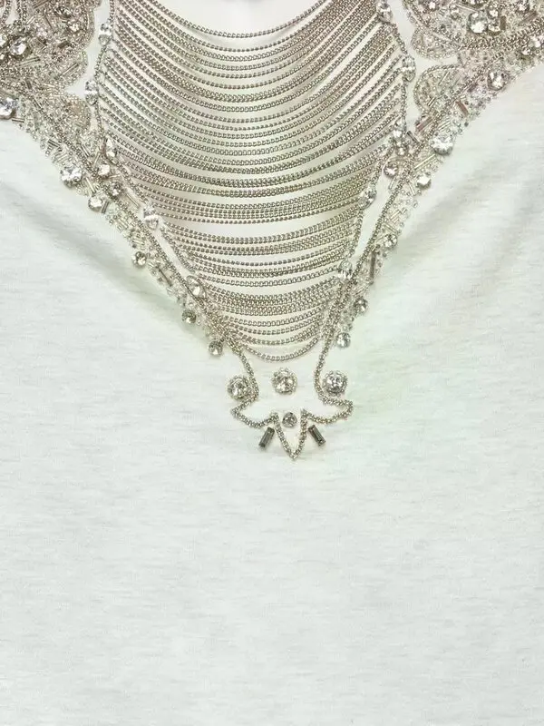 Roberto Cavalli Embellished Jersey T-shirt